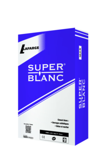 SUPERBLANC SAC 25KG LAFARGE NOUVELLE DESIGNATION COMMERCIALE | Sarremejean