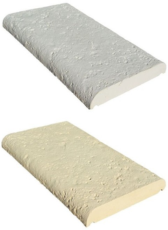 CHAPERON MUR PLAT 50x30x5 PERIGORD BLANC M20PB | Sarremejean